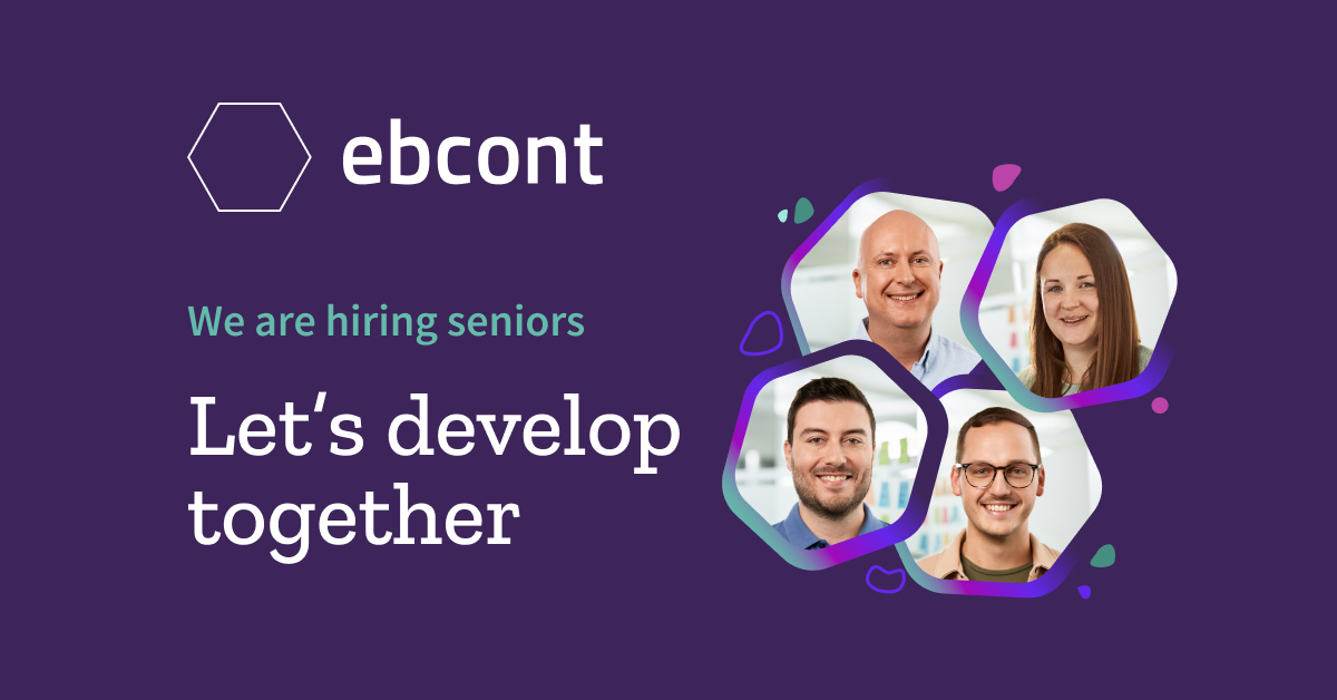Let's develop together | Senior IT Stellenangebote | ebcont